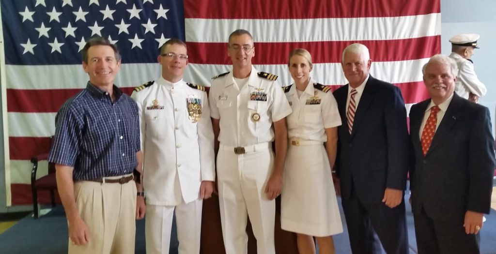 ColumbusNavy Operational Support Center, Columbus Change of Command